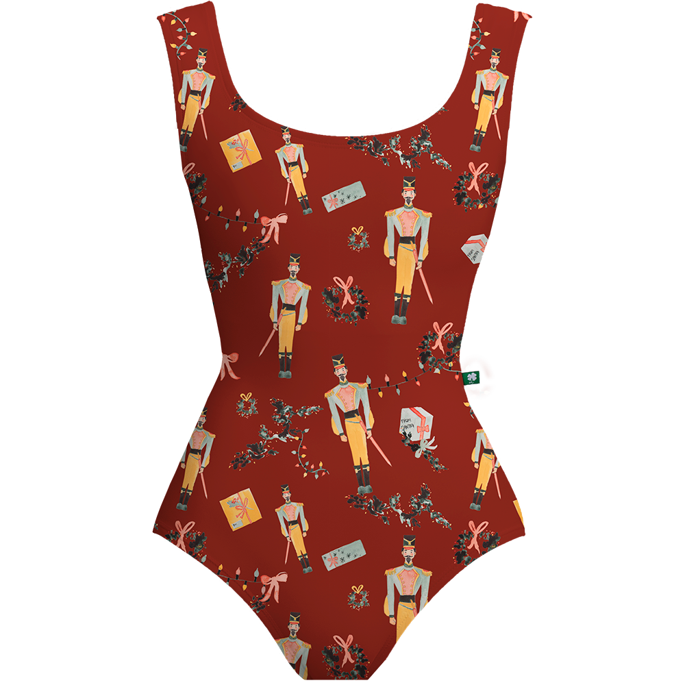 BURGUNDY NUTCRACKER SOLDIER CRESCENT - MADE TO ORDER – Luckyleo Dancewear